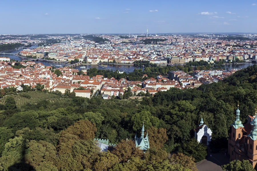Barrios de Praga, zonas y distritos de Praga + Mapa distritos